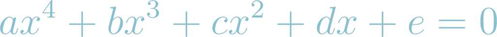Quartic Equation